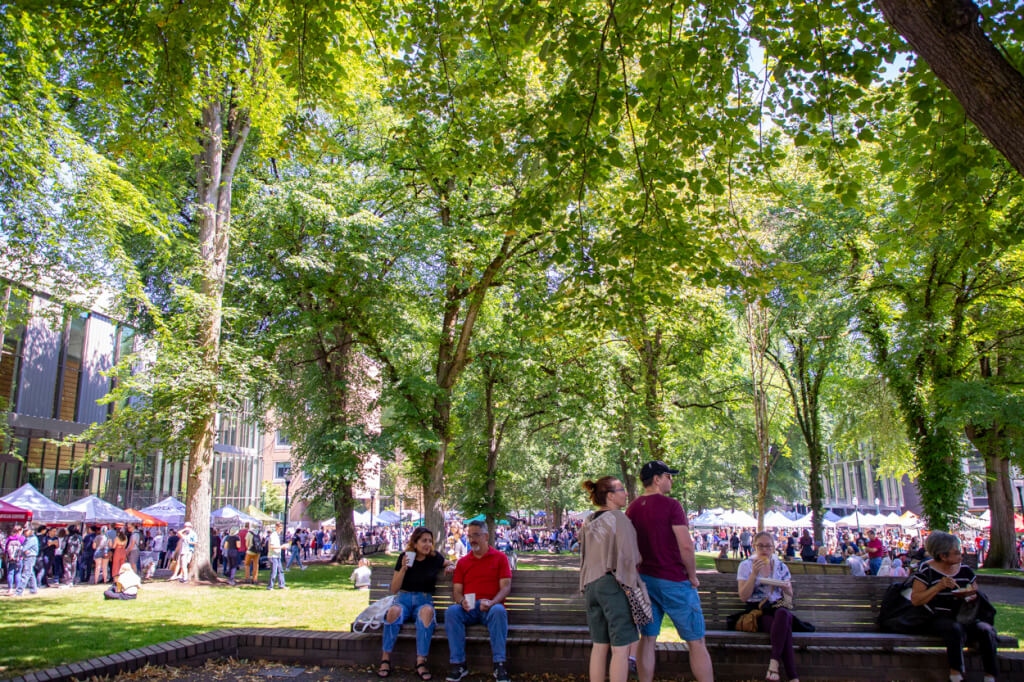 Portland State University Farmers Market - Jeffsetter Travel