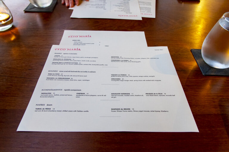 Taco Maria - Incredible Alta California Cuisine! - Jeffsetter Travel