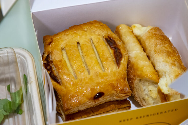 Trying the Famous Porto's Cheese Roll - Jeffsetter Travel